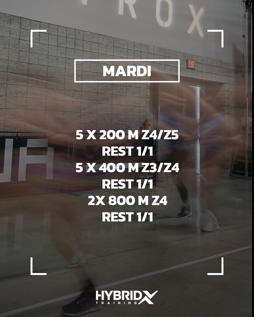 WOD HYROX 01.04.25 | HYBRIDX Training